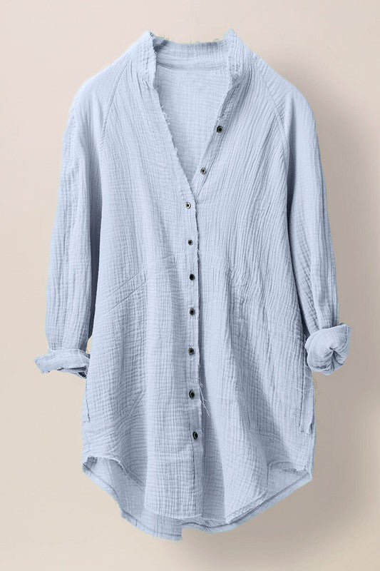 Waverly Button Up Tunic (9 Colors) – Gunny Sack and Co